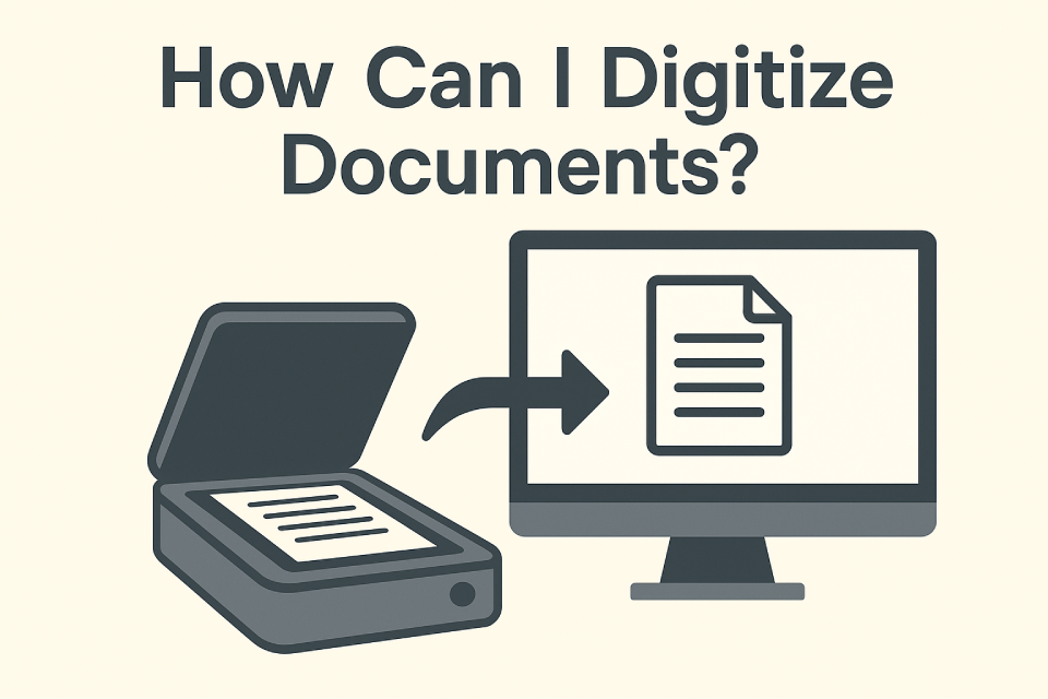 How can I digitize documents?
